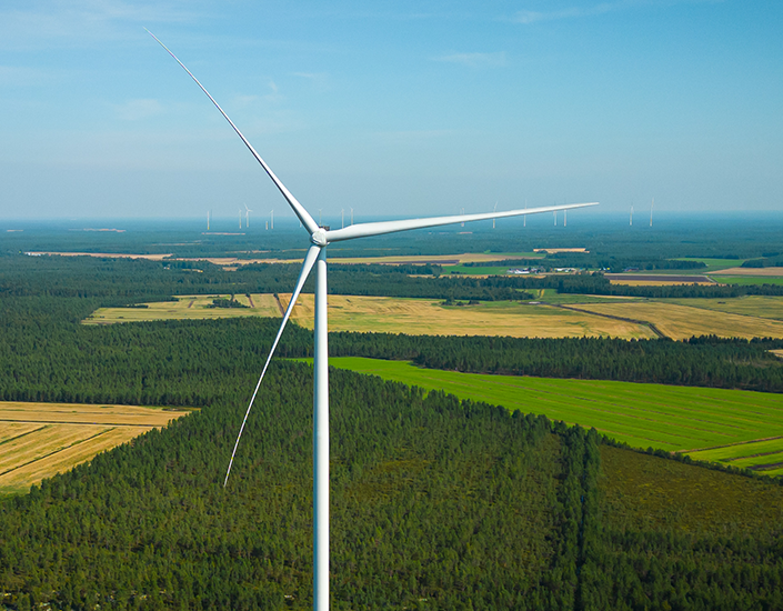 Finland: 40 MW Juurakko wind farm realised by VSB online | VSB Group
